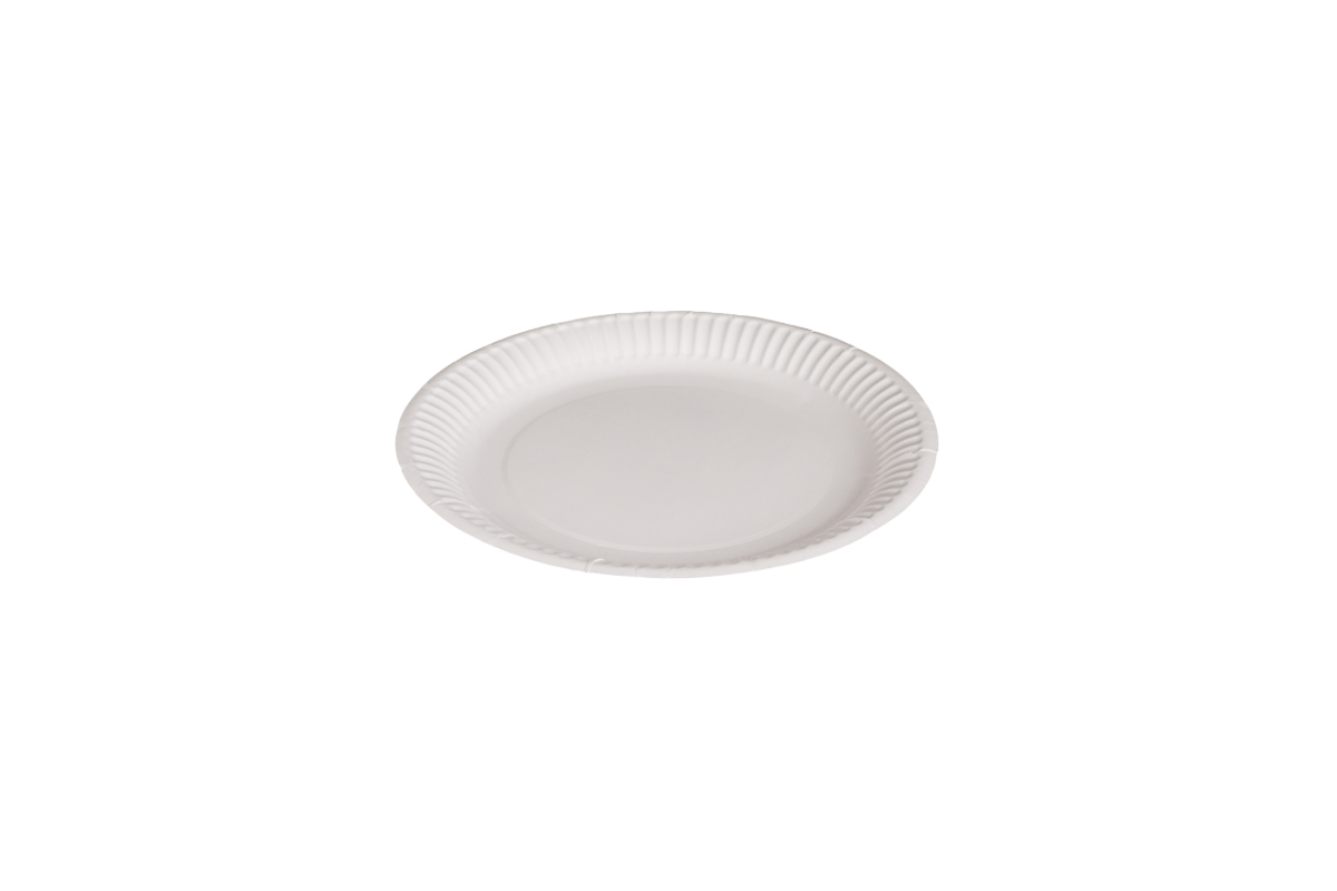 ΠΙΑΤΑ ΧΑΡΤΙΝΑ ΛΕΥΚΑ 18cm FSC 20X50ΤΕΜ | Komotrade.gr