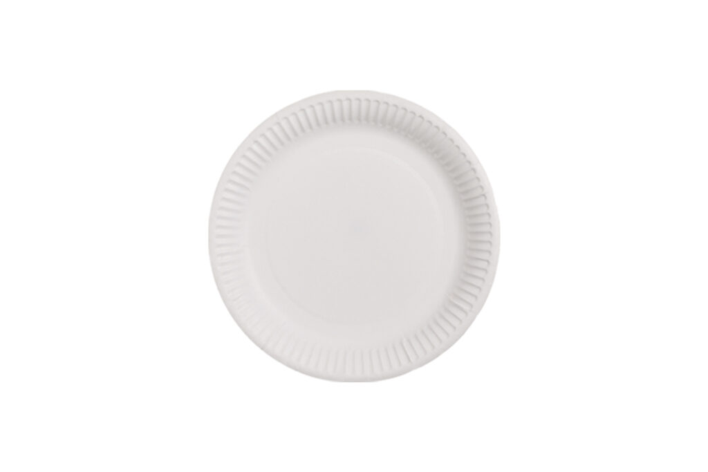 ΠΙΑΤΑ ΧΑΡΤΙΝΑ ΛΕΥΚΑ 23cm FSC 20X50ΤΕΜ | Komotrade.gr